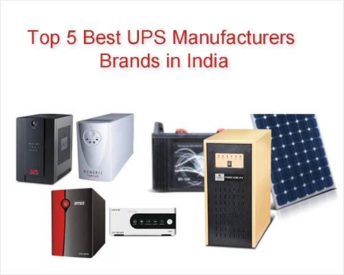 Top 5 Best UPS Manufacturers Brands in India