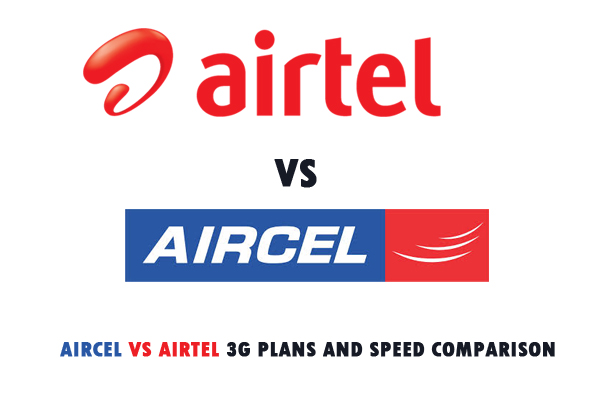 Aircel and Airtel 3G Plans and Speed Comparison - CrazyPundit.com